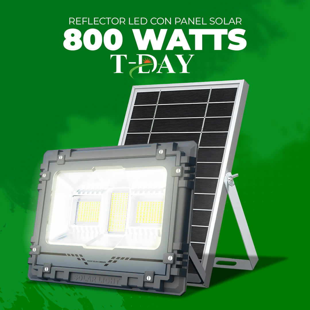 Reflector Led solar de 800 Watts – Yupi Solar
